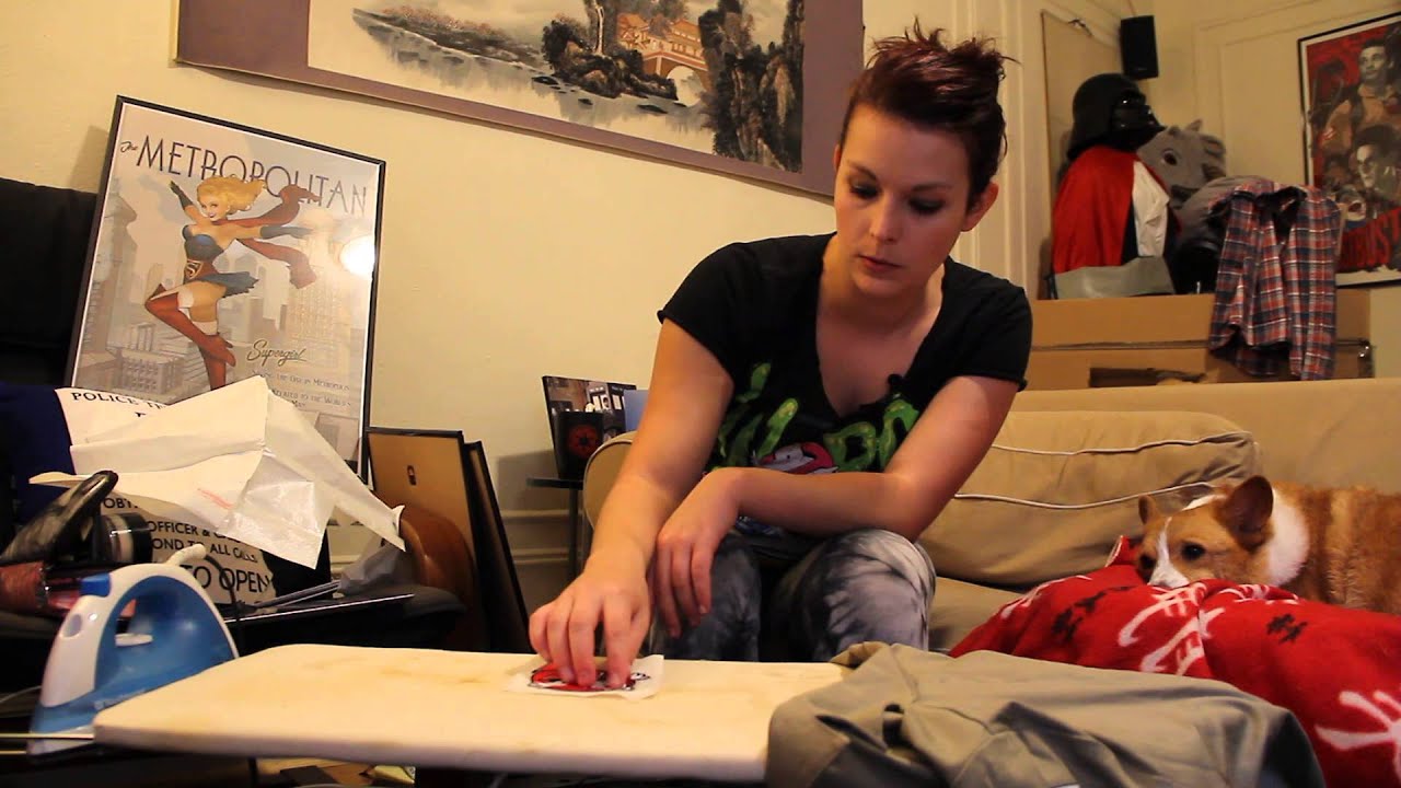 Sewing free Ghostbusters patch application