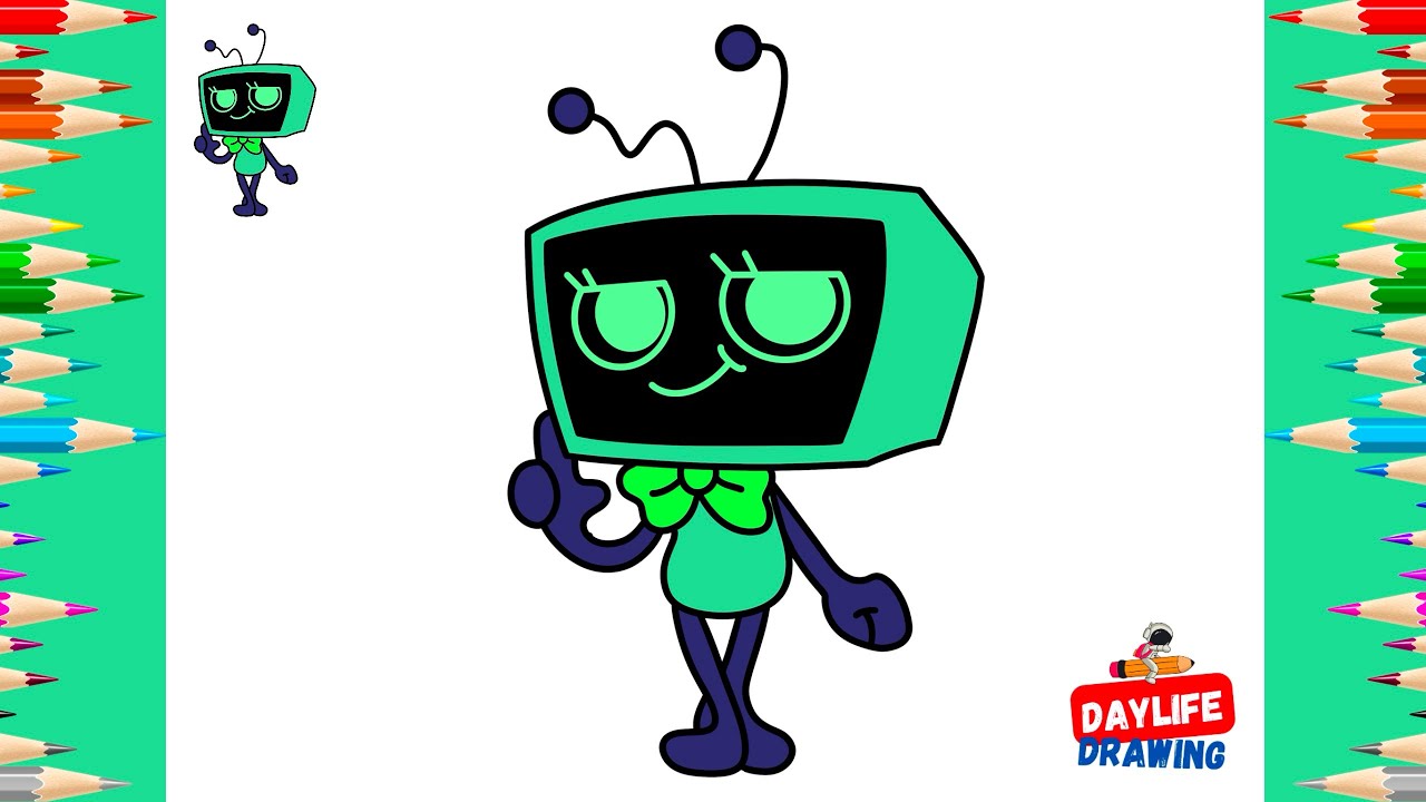 How to Draw Vee | Easy Dandy's World Art Tutorial