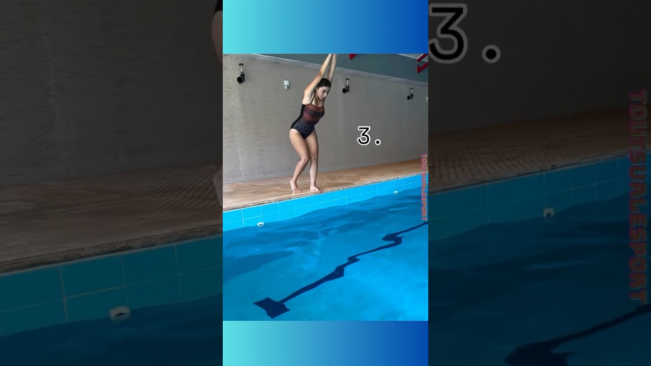 Les quatre style de NAGE ~ Comment ENTRÉE dans la PISCINE #shorts #natation #swimming
