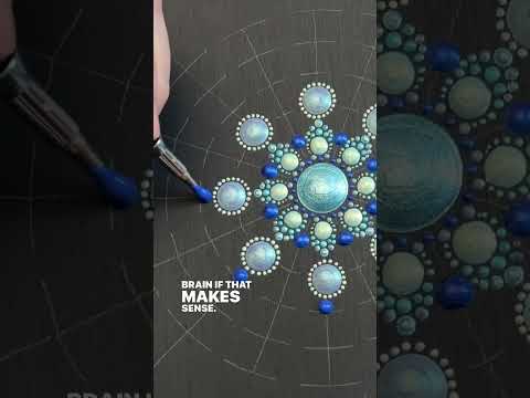 Currently working out my obsession with blue. Still going…... #blue #dotting #dotartist #blueperiod
