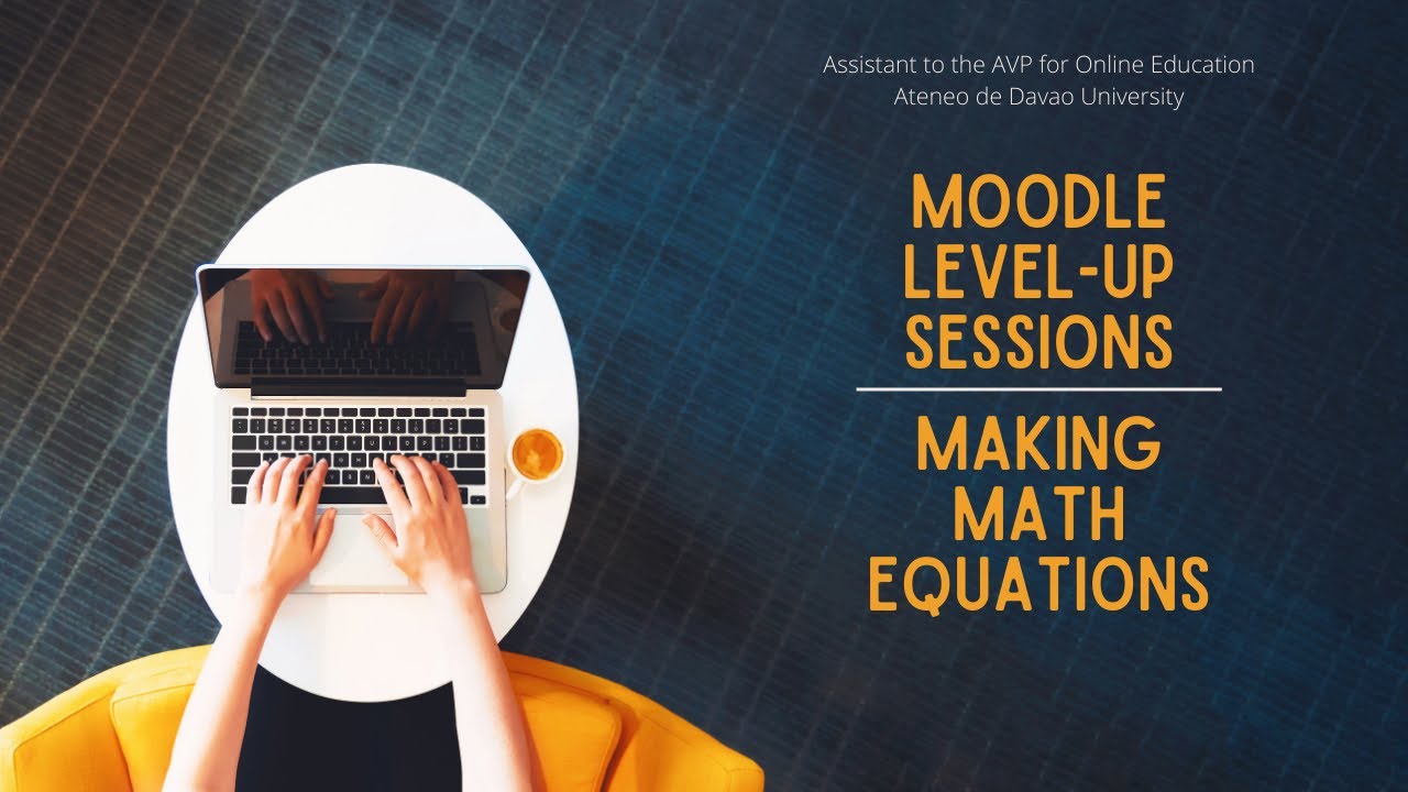 Moodle Level-Up: Making Math Equations