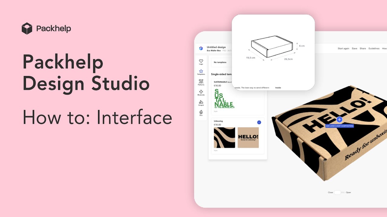 Get to know Packhelp Design Studio | packaging design tutorial