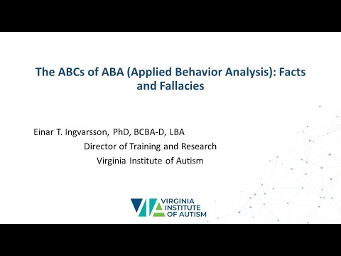 The ABCs of Applied Behavior Analysis