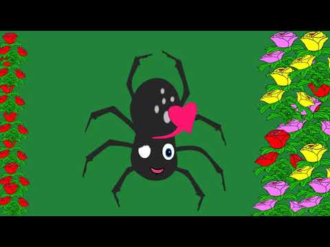 ITSY BITSY SPIDER | Nursery Rhymes Song with Lyrics | Animated Cartoon for children| Kids music