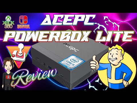 ACEPC MINI PC POWERBOX LITE INTEL I5 IRIS GRAPHICS PLUS XBOX, SWITCH EMULATION BATOCERA, GAMING PC