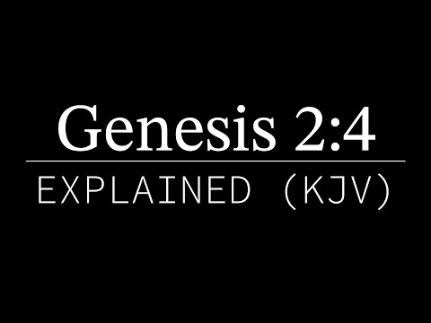 Genesis 2:4 Explained | KJV Bible