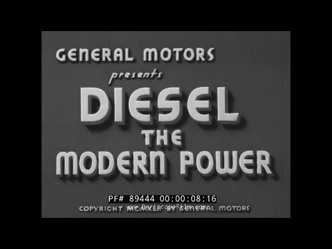 GENERAL MOTORS DIESEL: THE MODERN POWER  DIESEL LOCOMOTIVES BURLINGTON ZEPHYR 89444