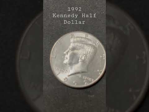 Coins 🪙 Kennedy Half Dollar 1992 #shorts #zdcollectibles #coin