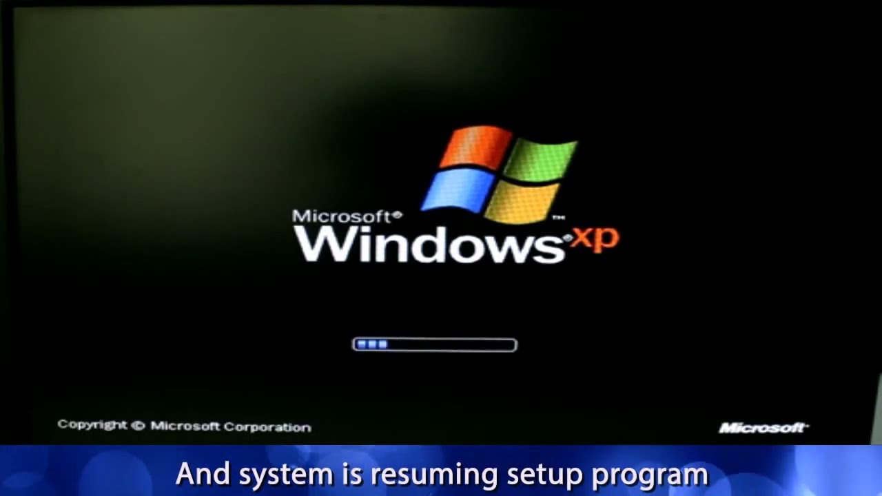 Operating System Installation WINDOWS XP