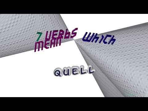quell - 8 verbs having the meaning of quell (sentence examples)