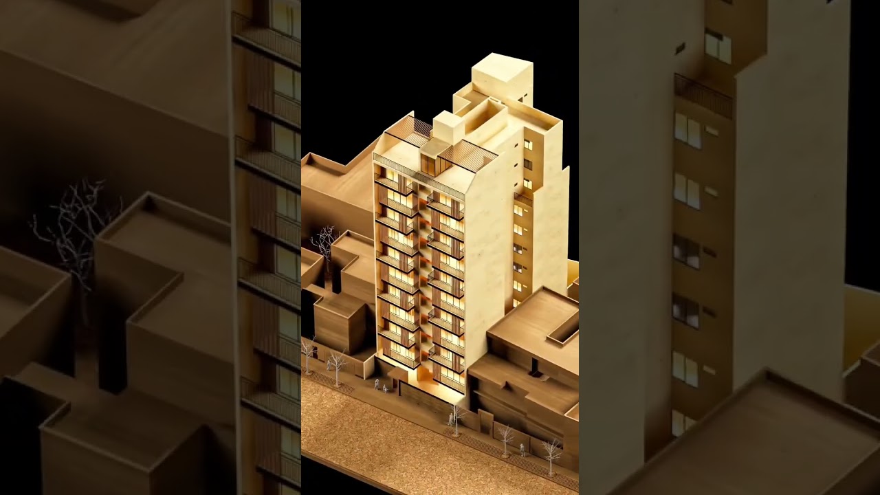 Cuando te piden una imagen que simule una maqueta para proyecto 🤯🤯🤯 #arquitectura #vray #sketchup