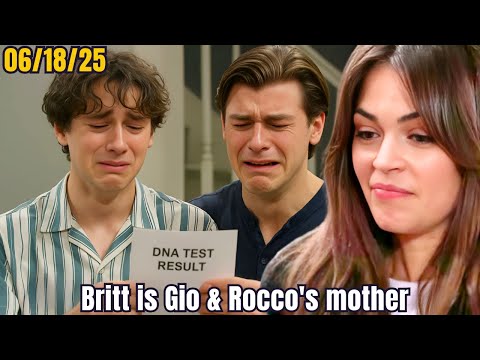 DNA TEST! Lulu's crime secret, Britt is Gio & Rocco's mother General Hospital Spoilers