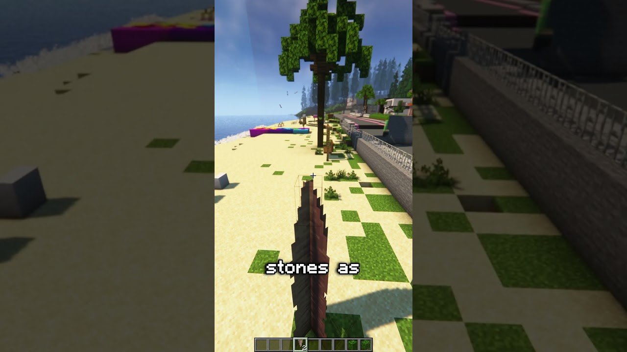 The Easiest Way to Build Palm Trees in Minecraft.