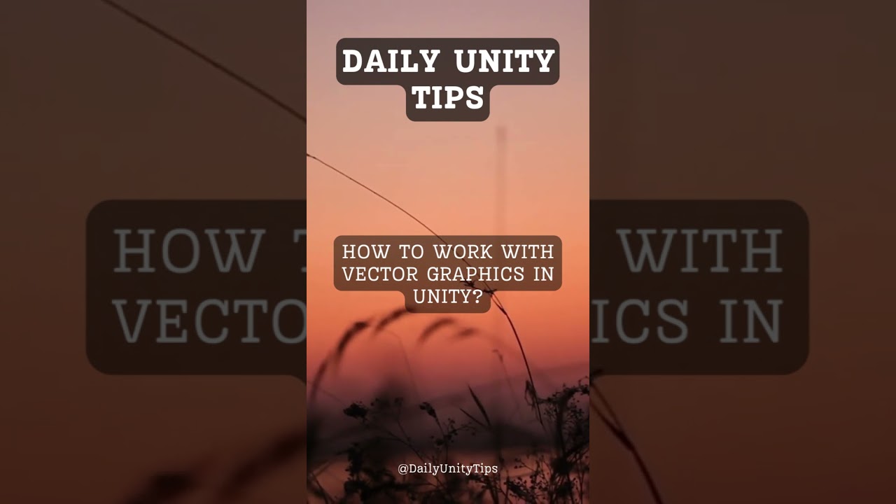 Vector Graphics in Unity