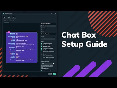How to Display a Chat Box on Stream | Streamlabs Chat Box Overlay ...