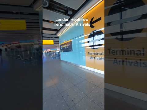 London Heathrow Terminal 2 Arrivals / June 2025