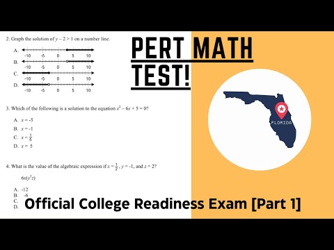 The Official PERT Math Practice Test (Part 1)