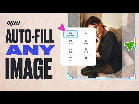 How To Expand and Auto Fill Photos In Kittl with AI (Generative Fill Tutorial)