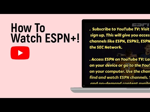 How to Watch ESPN+ on Youtube TV [easy]