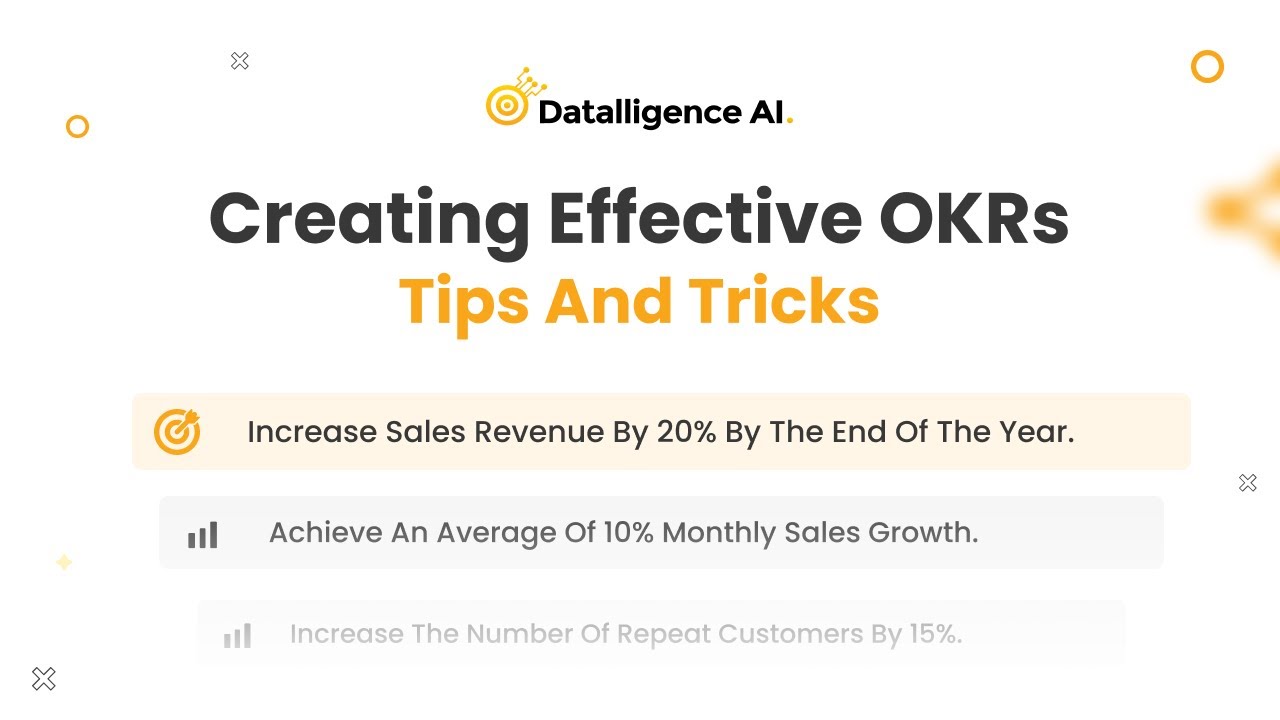 Creating Effective OKRs Tips and Tricks - Datalligence AI