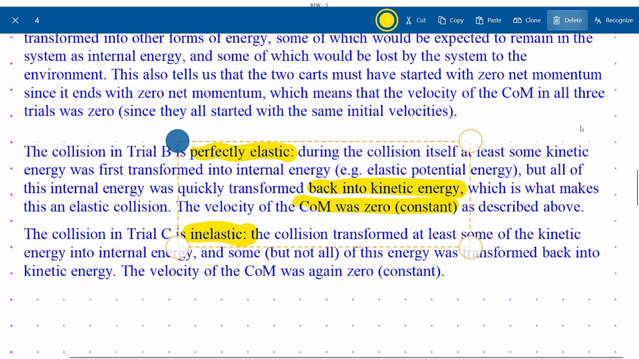 BFW AP Physics 1 Practice Free Response Question #3 (Colliding Carts) - Teacher Solution