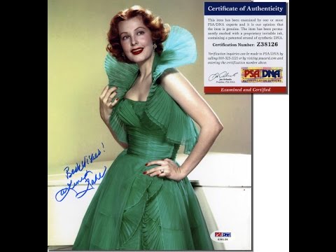 ARLENE DAHL Stunning Hand Signed 8x10 - PSA/DNA - UACC RD #289