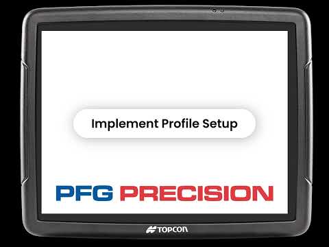 Setup an Implement Profile and Map Coverage Triggers