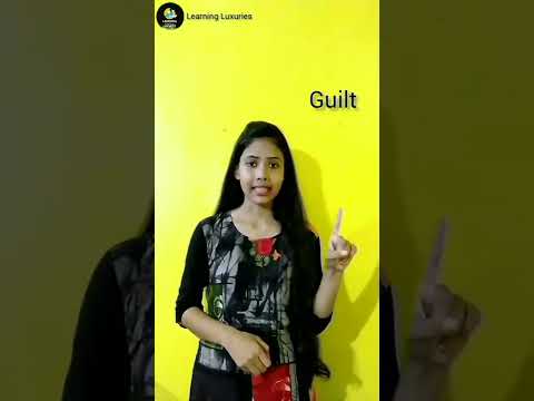 Difference between 'guilt' and 'gilt' #learning luxuries #shorts