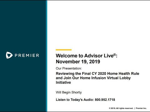 Advisor Live Webinar: Reviewing the Final CY 2020 Home Health Rule