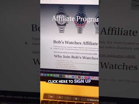 Make Money Selling Rolex Watches with Affiliate Marketing #makemoneyonline #affiliatemarketing