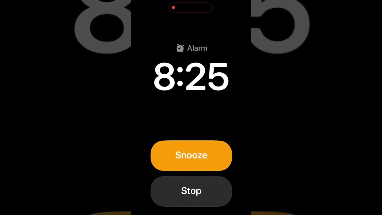 New iPhone Alarm Screen and Sound