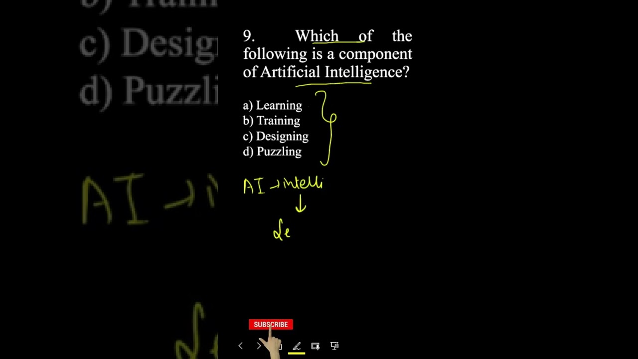 AI MCQ 9| Artificial Intelligence | AI