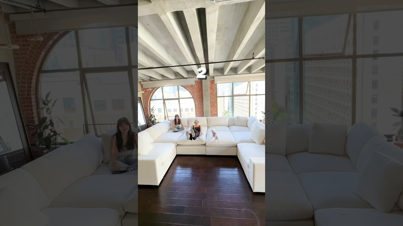 How Many People Fit on our Extra-Deep Modular Sofa?