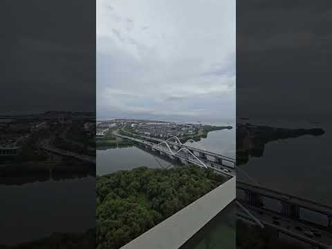 24 JAM bisa liat view SEBAGUS ini✨️ COBAIN sewa apartemen disiniii 🤩 #shorts