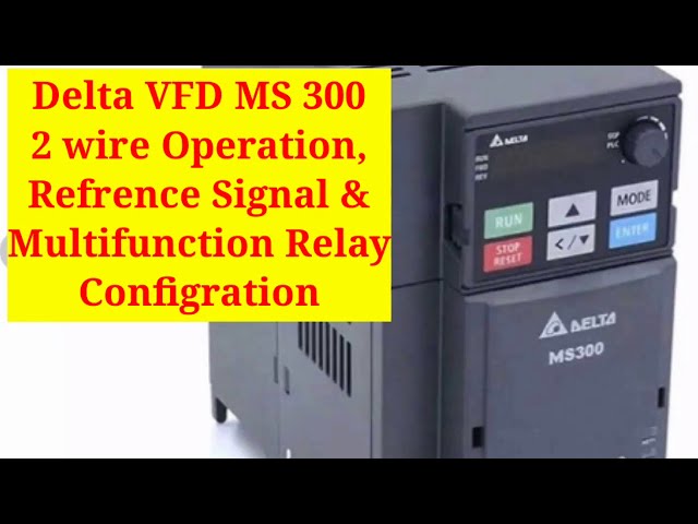 Delta MS300 Series AC Drives - Delta VFD1A5MS43ANSAA VFD-MS300 AC Drive ...