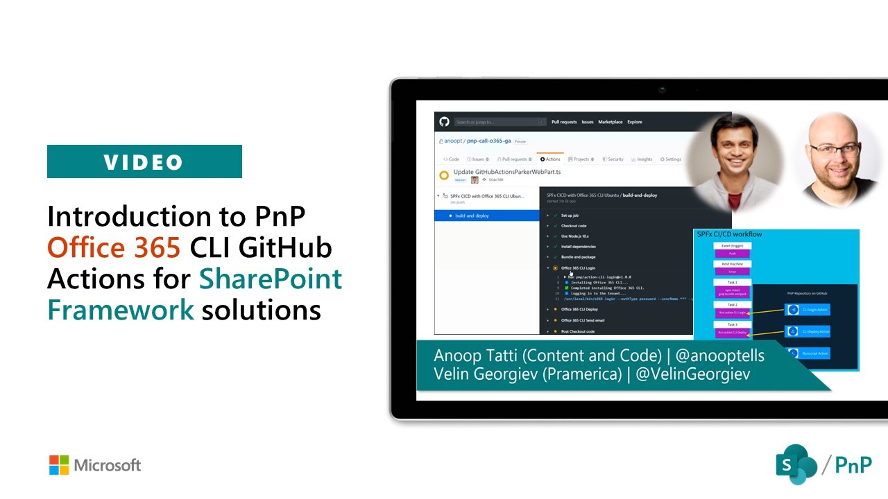 Introduction to PnP Office 365 CLI GitHub Actions for SPFx solutions