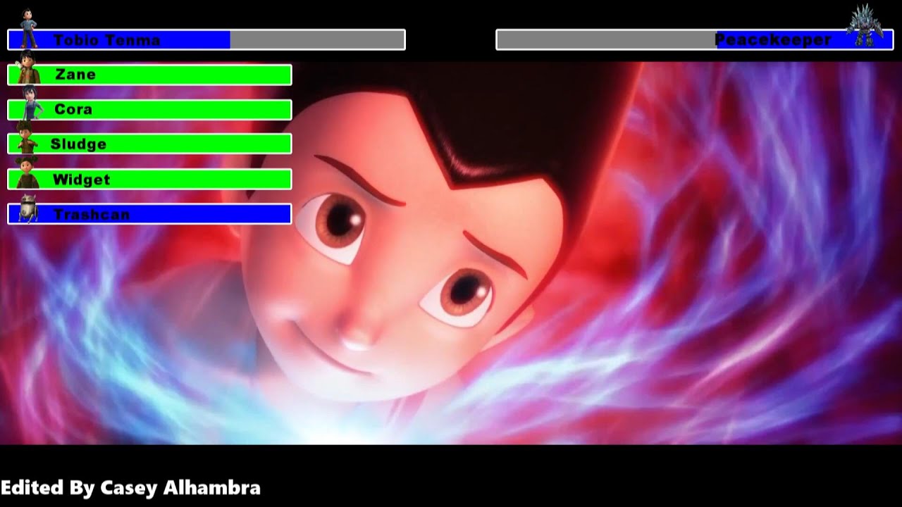 Astro Boy (2009) Final Battle with healthbars 2/2