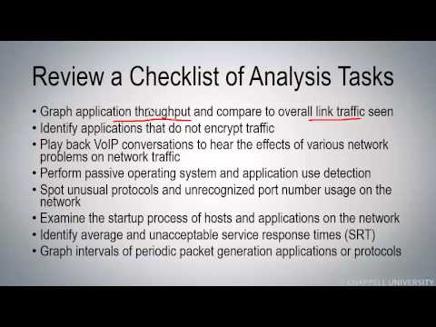 WCT01-S8: Review a Checklist of Analysis Tasks [WCT01: Network Analysis Overview Course]