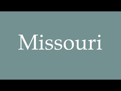 How to Pronounce ''Missouri'' Correctly in French