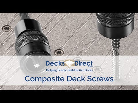 Composite Deck Screws