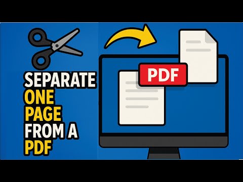 How to Separate One Page from a Pdf | Quick & Easy Method!