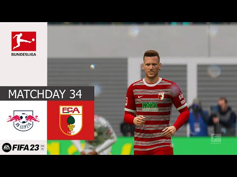 FIFA 23 | RB Leipzig - FC Augsburg | Bundesliga 2022/23 Matchday 34