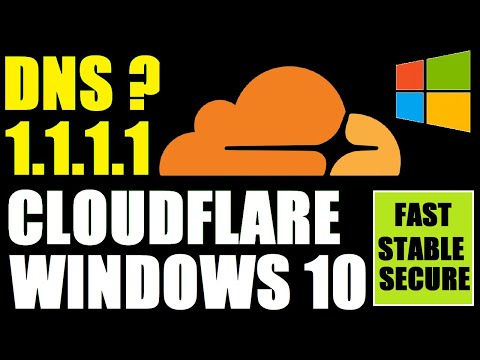 How to Use Cloudflare DNS Server in Windows 10 | DNS Settings in Windows 10 | 1.1.1.1 DNS Server