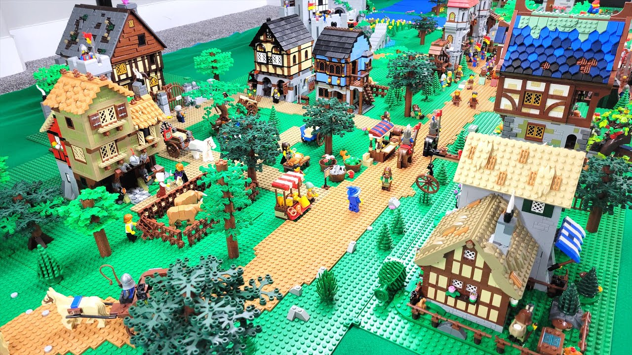 Adding Medieval Town Square To My Castle Layout