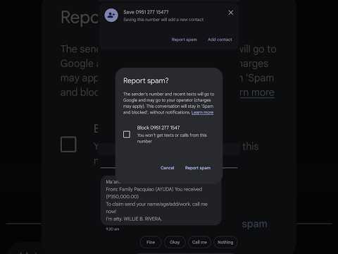 Spam reported 😎 - how to report spam text messages and block number immediately after receiving