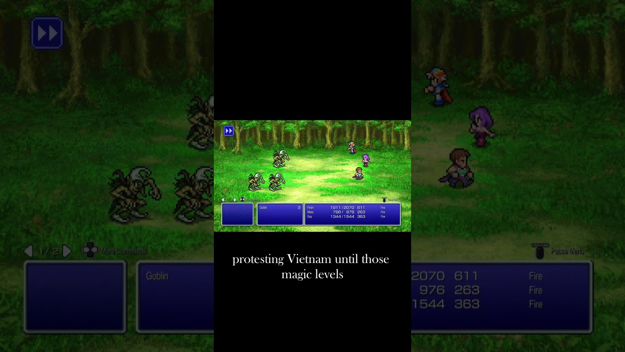 How to Level Magic in the Final Fantasy II Pixel Remaster