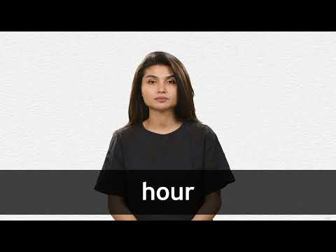 How to pronounce HOUR in American English