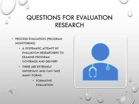 Evaluation and Policy Analysis