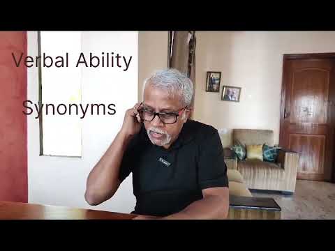 Verbal Ability - What is Synonyms - Explanation