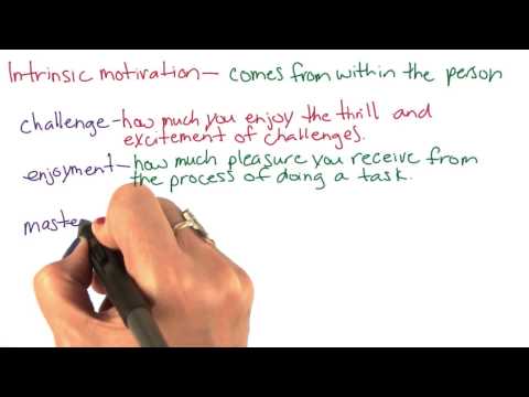 Intrinsic motivation - Intro to Psychology